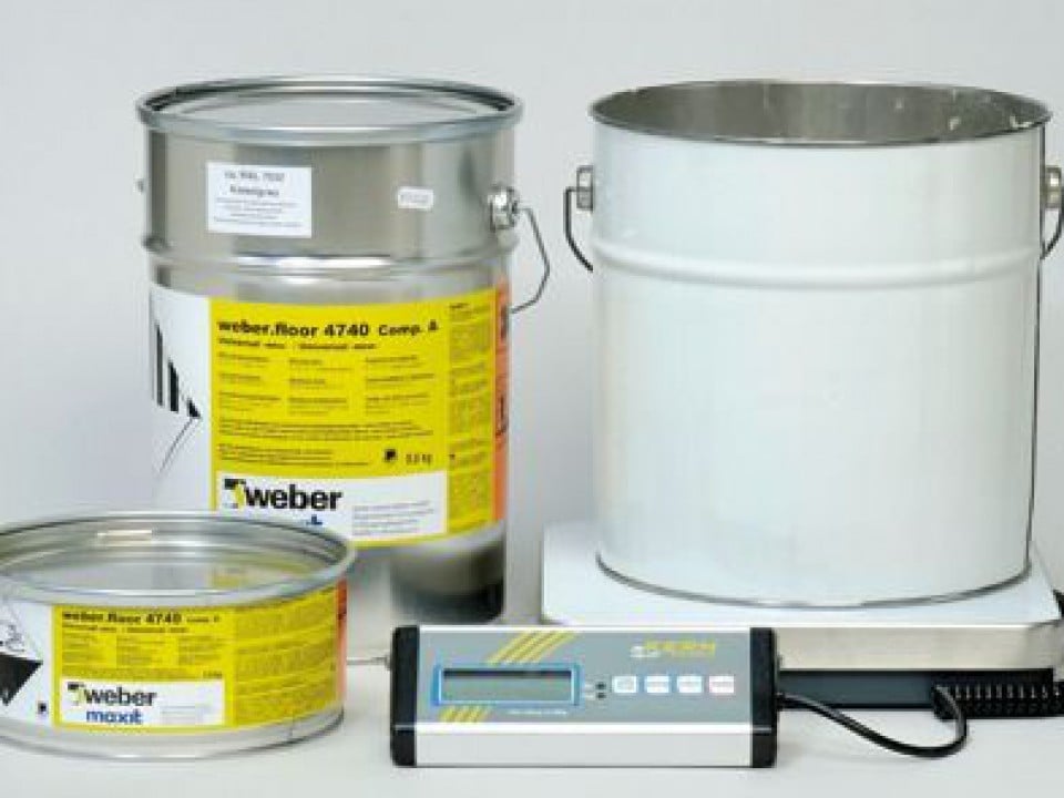 Application of reactive resin products | Saint-Gobain Weber Deutschland