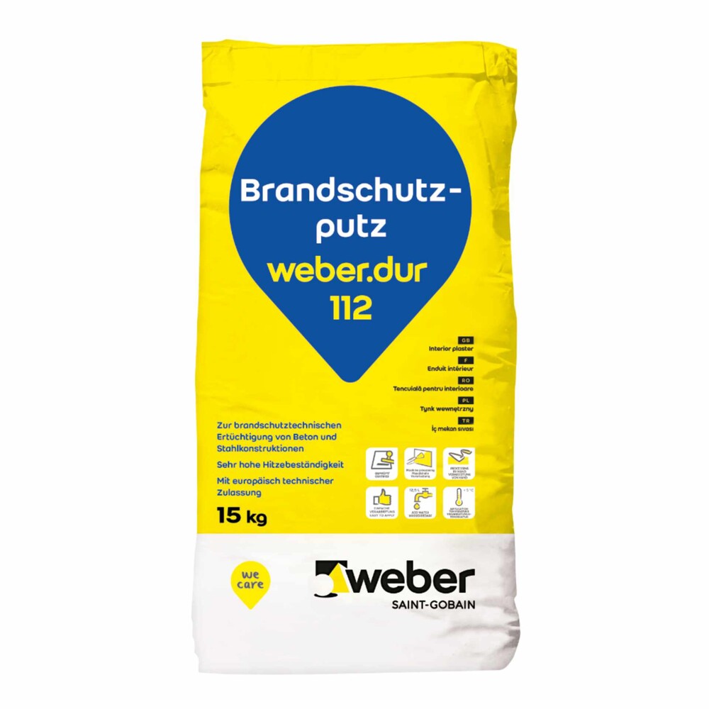 weber.dur 112 Fire-resistant render