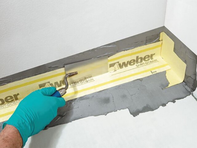 Execution of exterior coverings with reduced door connection heights | Saint-Gobain Weber