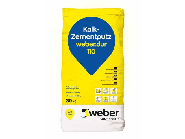 weber.dur 110 Kalk-Zementputz | Saint-Gobain Weber Deutschland