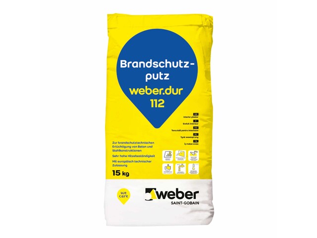 weber.dur 112 Fire-resistant render